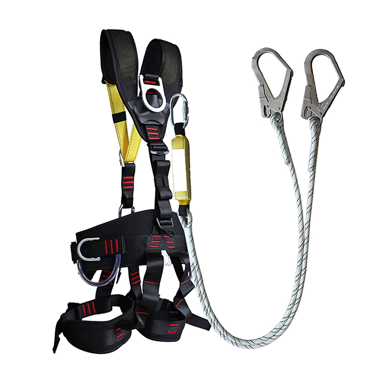 Buy LIUSU Safety Fall Arrest Harness, Full Body Safety Harness Kit ...
