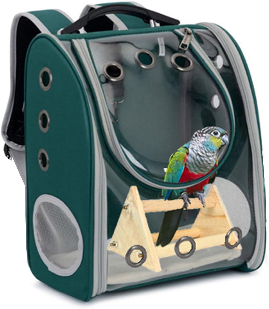 Amazon.com : Bird Travel Backpack Carrier with Perch Stand for ...