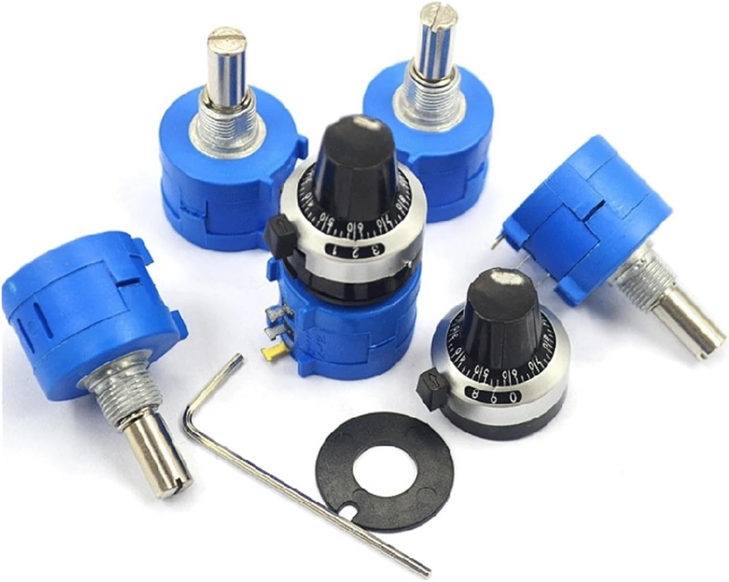 Amazon.com: MAAFRI 10 PCS Precision Multi-Turn Adjustable Potentiometer ...