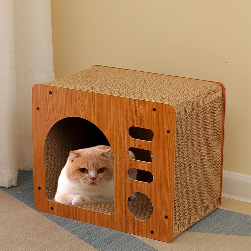 Amazon.com : Potaosey Cat Bed Cat House Condo Box for Outdoor/Indoor ...