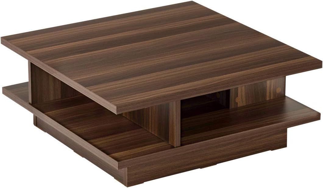 Amazon.co.jp: WAMPAT W02K2081A Low Table, Center Table, Square, Wood ...