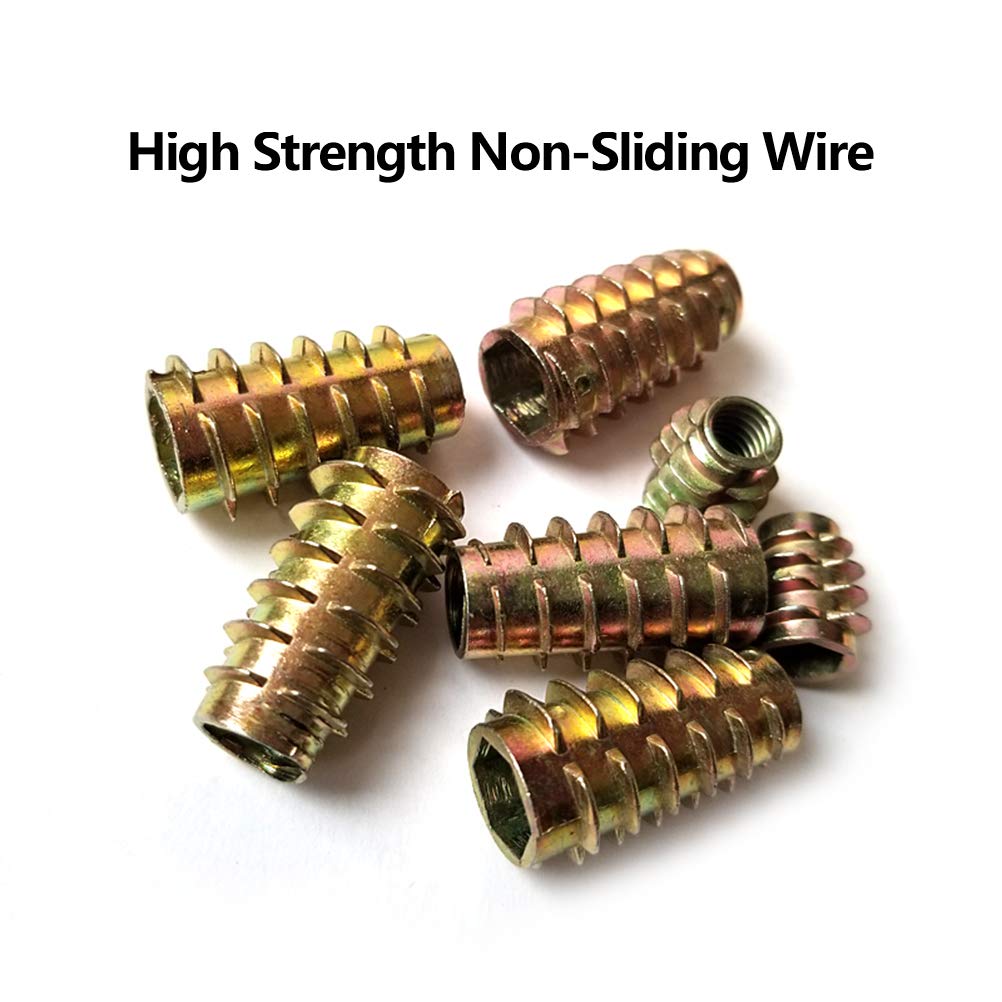 Socket Nuts Gedotec Screw-in Sockets | 100 Pieces - Metal Screw-in ...