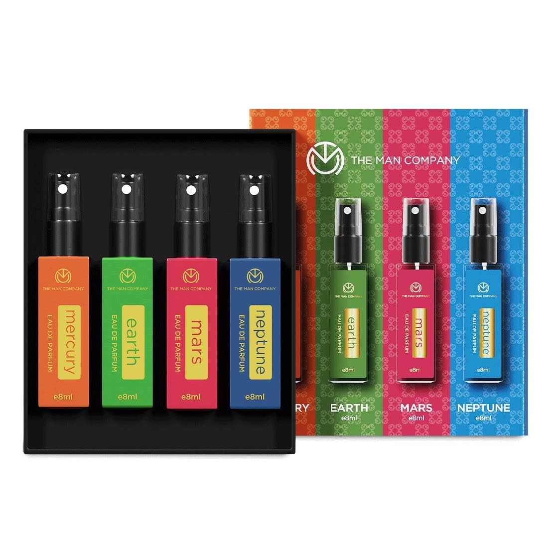 Amazon.com : The Man Company Everyday Use Pocket Perfume for Men 4 * 8 ...