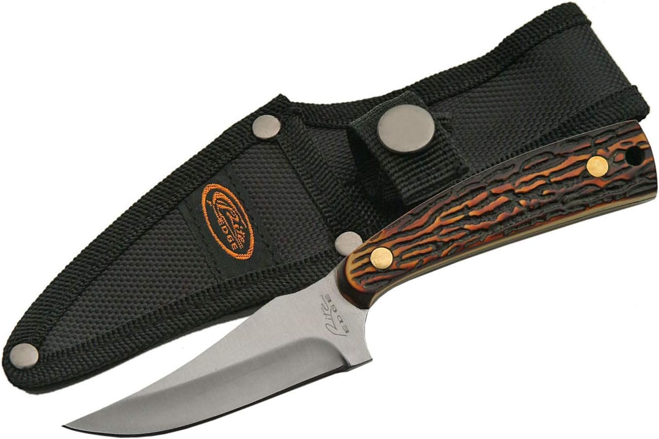 Amazon.com : Rite Edge Staglon Trailing Point Knife : Sports & Outdoors