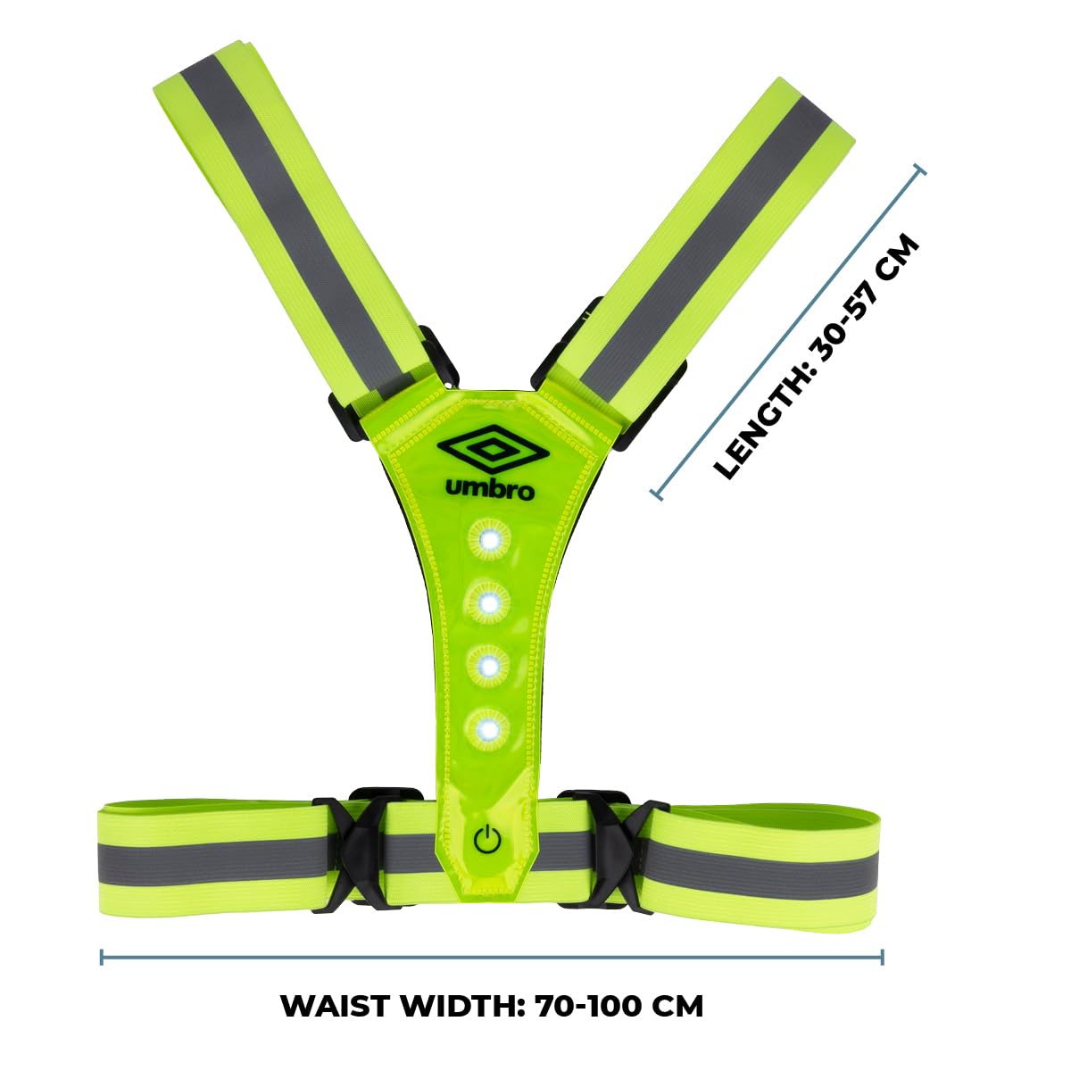 Umbro Hi Vis Running Vest – High Vis Running Reflective Vest – Running ...