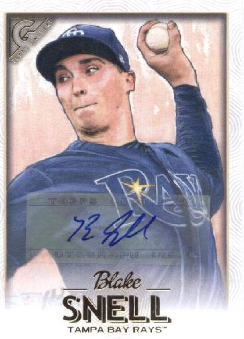 Amazon.com: 2018 Topps Gallery Autographs #76 Blake Snell Rays MLB ...