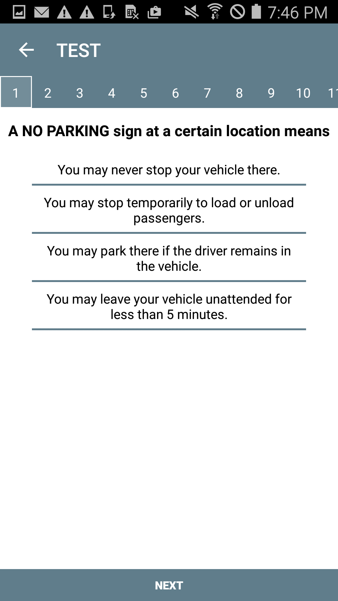 Drivers Ed DMV Test - App on Amazon Appstore