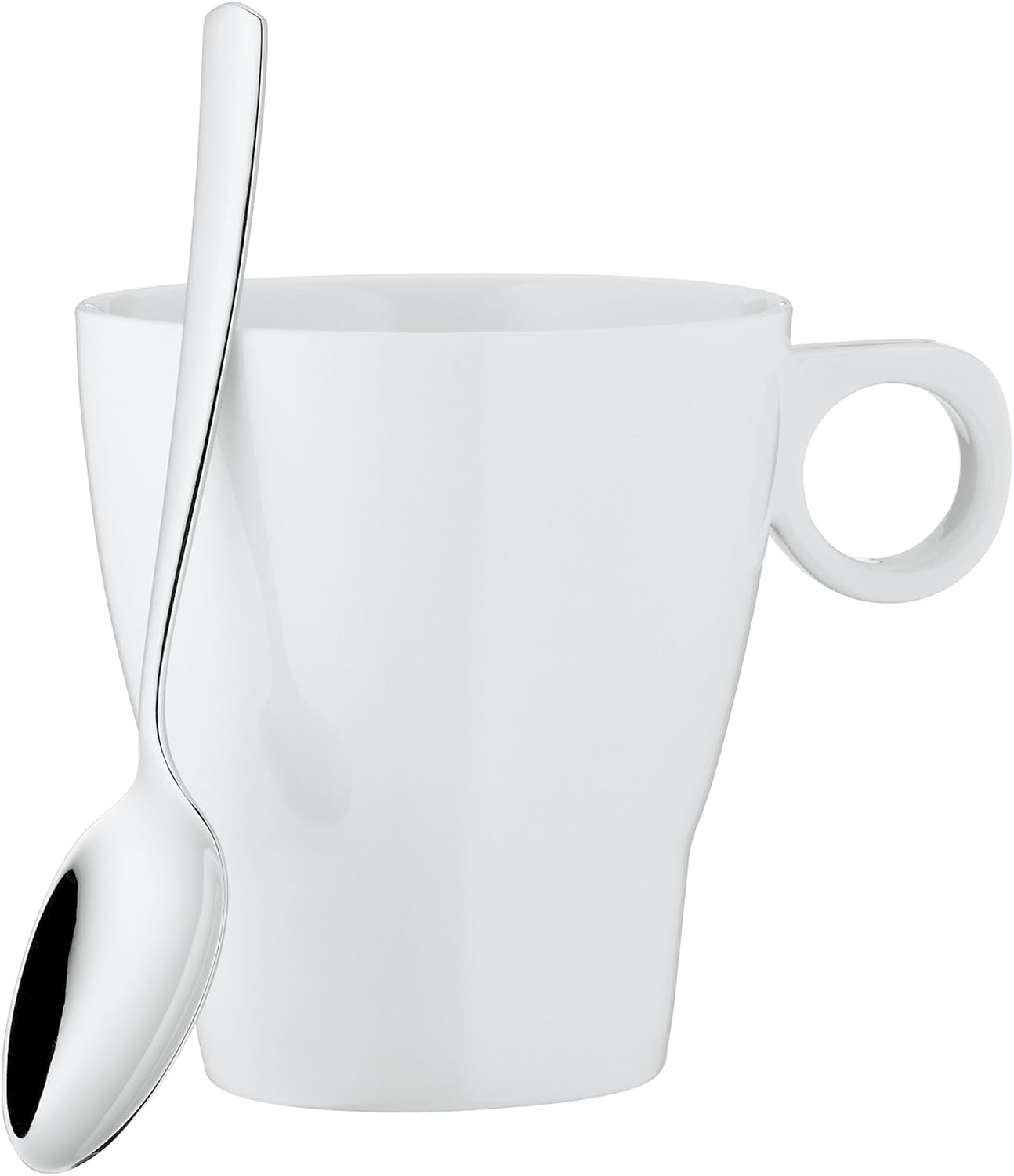 Amazon.com | WMF Barista Coffee Mug with Spoon: Coffee Cups & Mugs