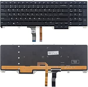 Amazon.com: LARHON Nuevo teclado de repuesto para laptop retroiluminado ...