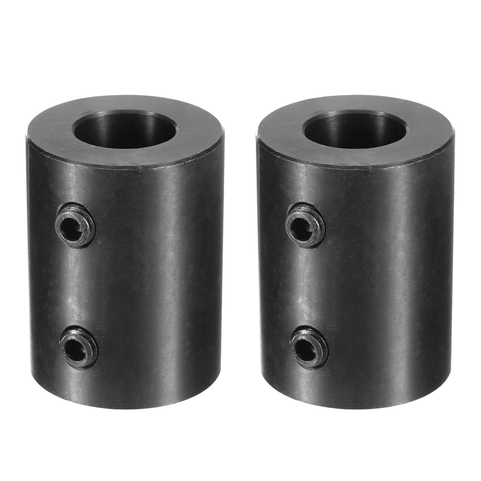 uxcell 2pcs Shaft Coupling 3/4" Bore, 1-1/2" OD, 2" Length, Black Oxide ...