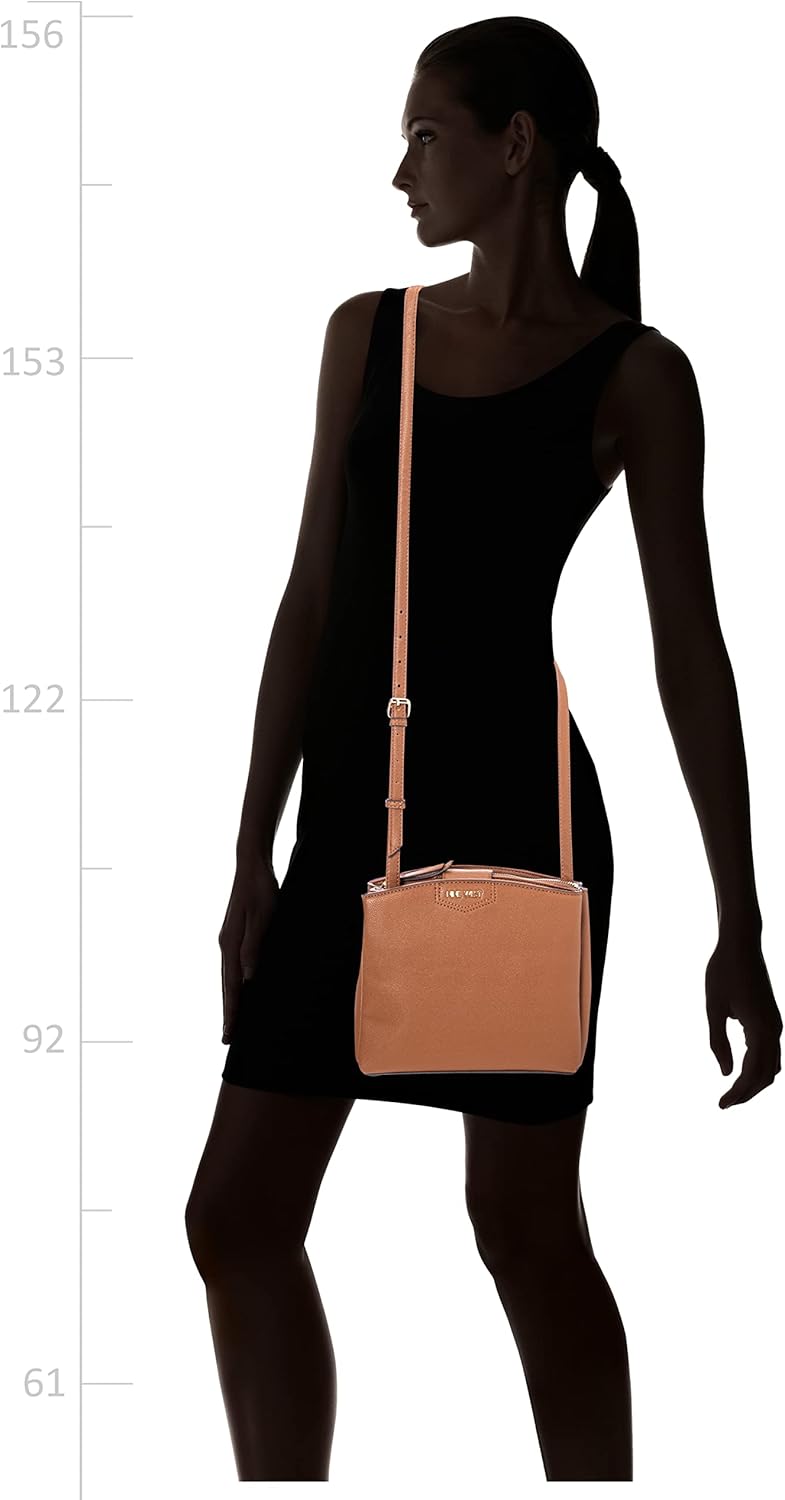 NINE WEST Women's Jorie Mini Jet Set Crossbody Bag, Tan: Buy Online at ...