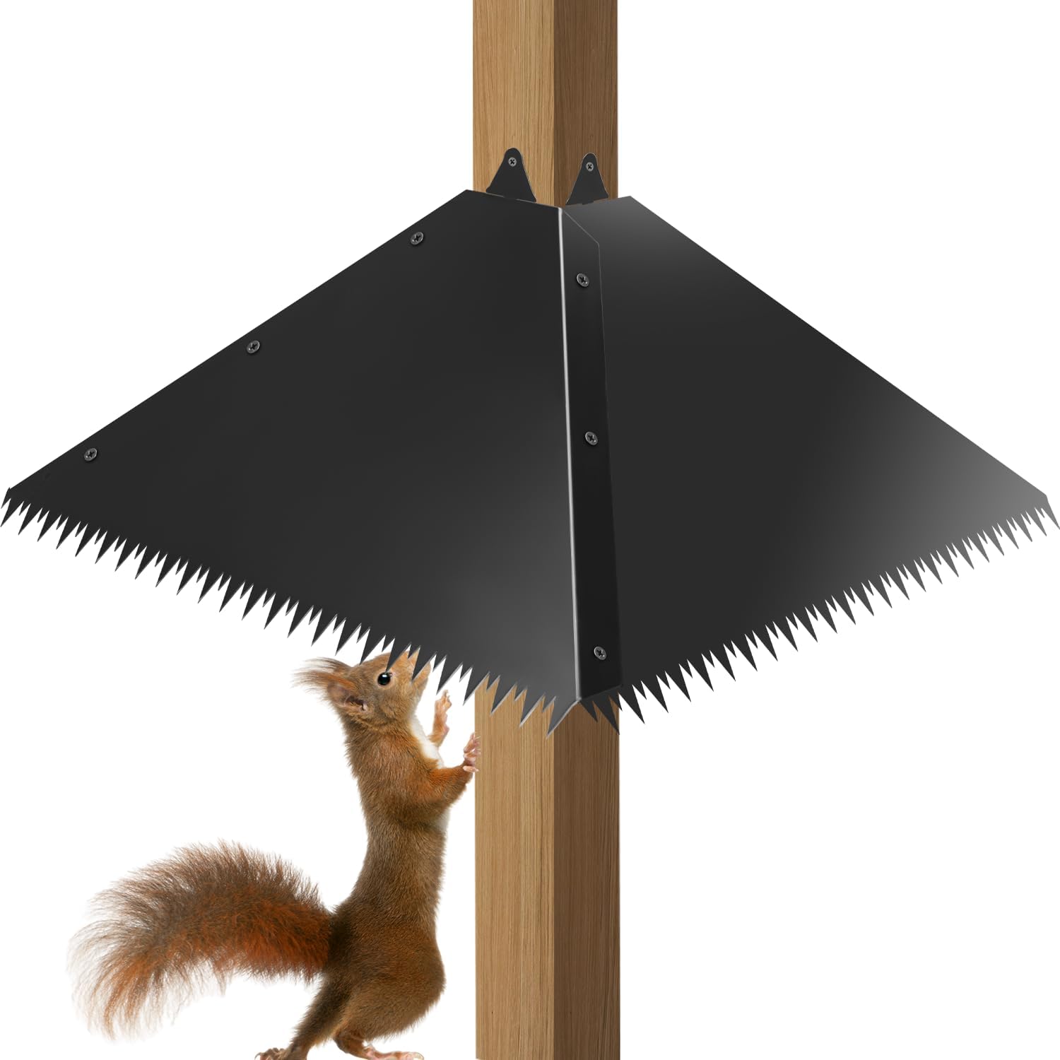 Amazon.com : Metal Squirrel Baffle for 4x4 Post,Outdoor Squirrel Guard ...