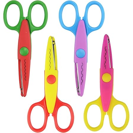 Kids Create - Children's Safety Scissors - Animal Print Arts & Crafts ...