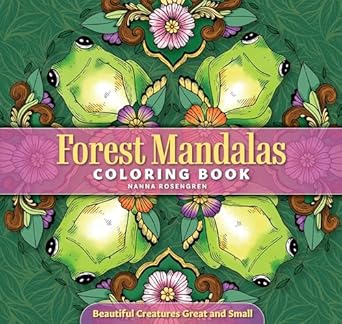 Amazon.com: Forest Mandalas Coloring Book: Fun Woodland Creatures and ...
