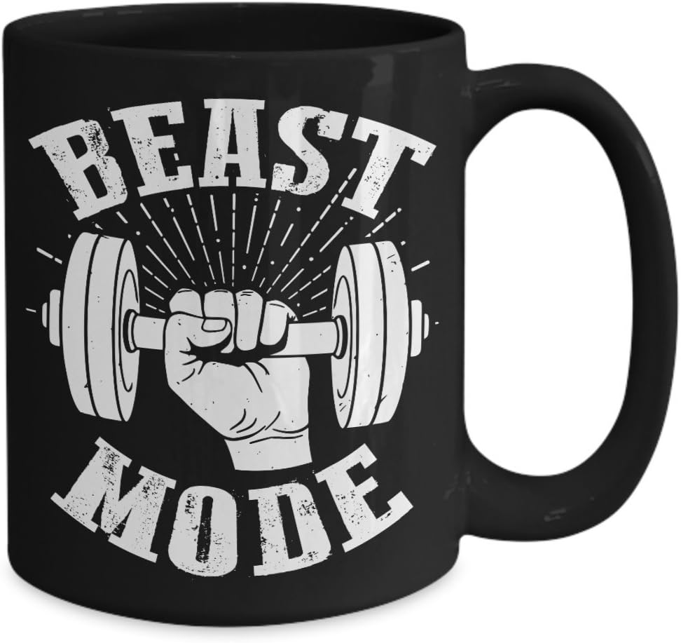Amazon.com: Beast Mode Bodybuilder Workout Coffee Mug : Home & Kitchen