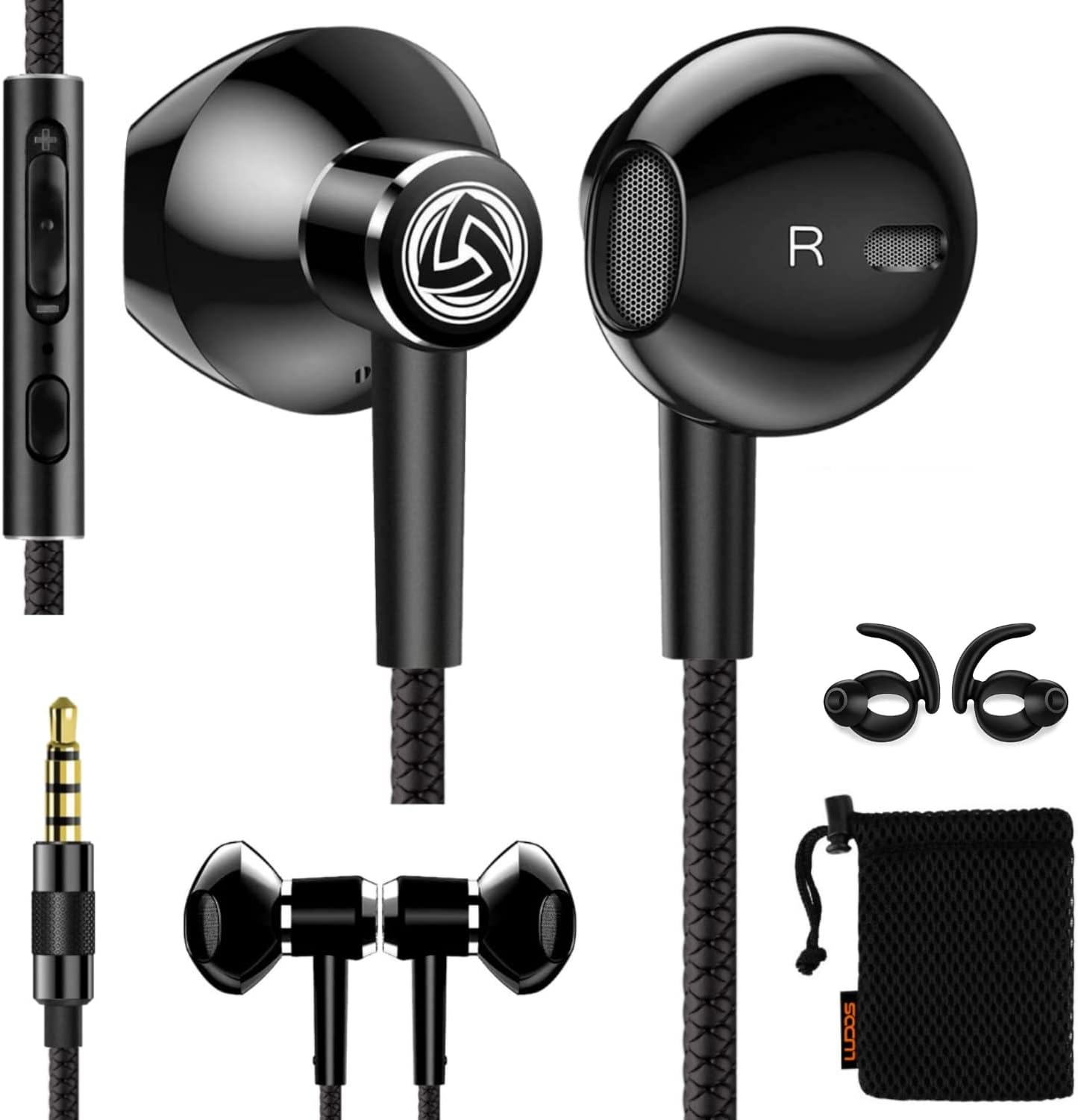 Amazon.com: UliX Rider Wired Earbuds in-Ear Headphones, 5 Years ...