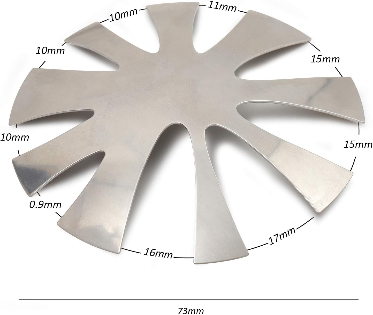 BNG 9 Size French Nail Cutter Guide V Line almond shape Tips Manicure ...