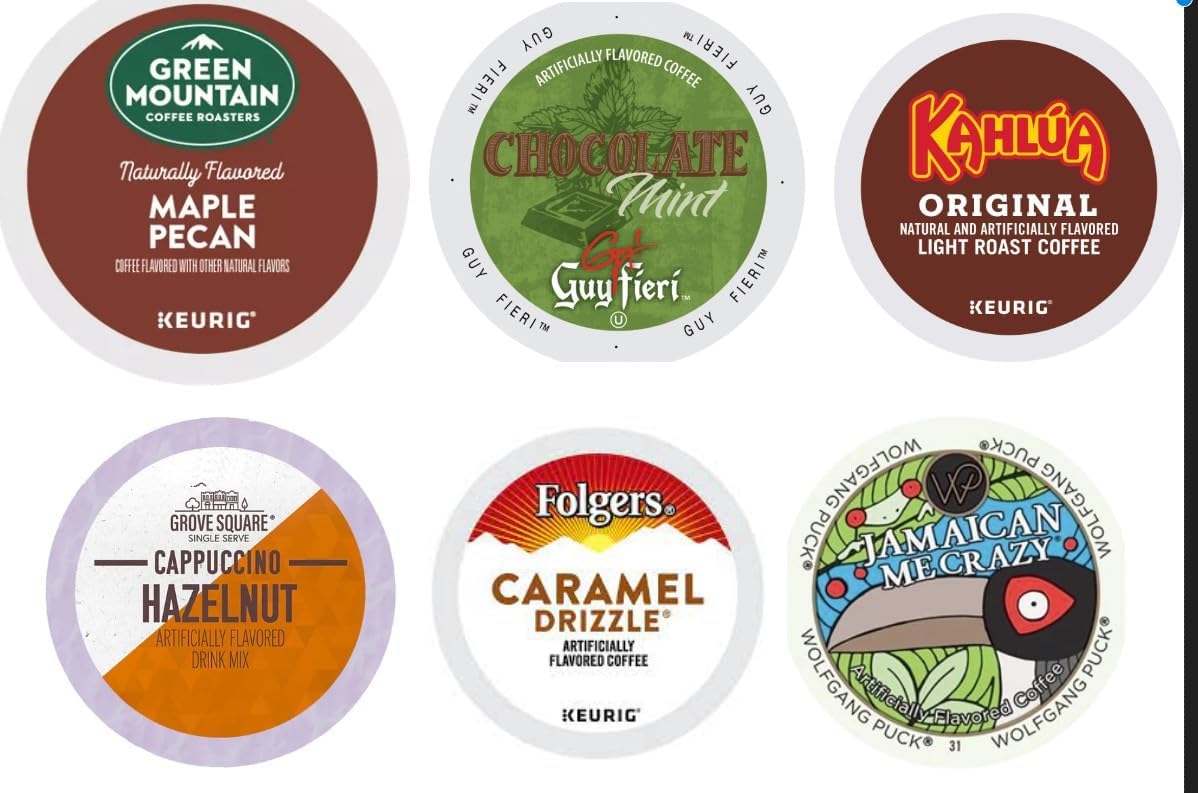 Amazon.com: SCS Direct Flavor Coffee K-Cup Sampler Variety Pack - 18ct ...