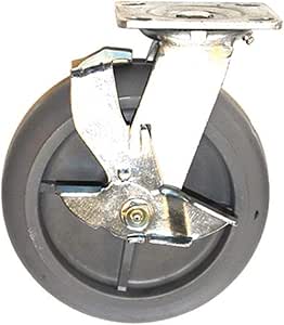 FramePro 61312 8020TPRS-B1 Grey Non-Marring Caster with Brake - Fall ...