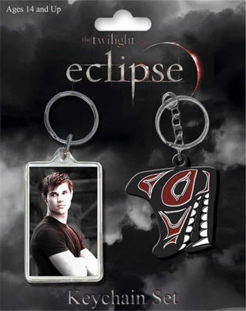Amazon.com: Twilight Eclipse Jacob Black Keychain 2 Pack : Clothing ...