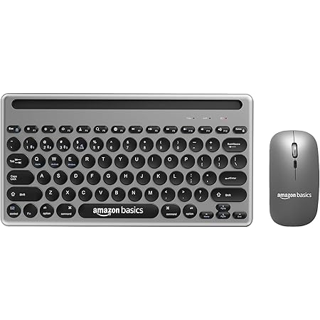 Amazon.in: Buy Amazon Basics Wireless Keyboard and Mouse Set with ...
