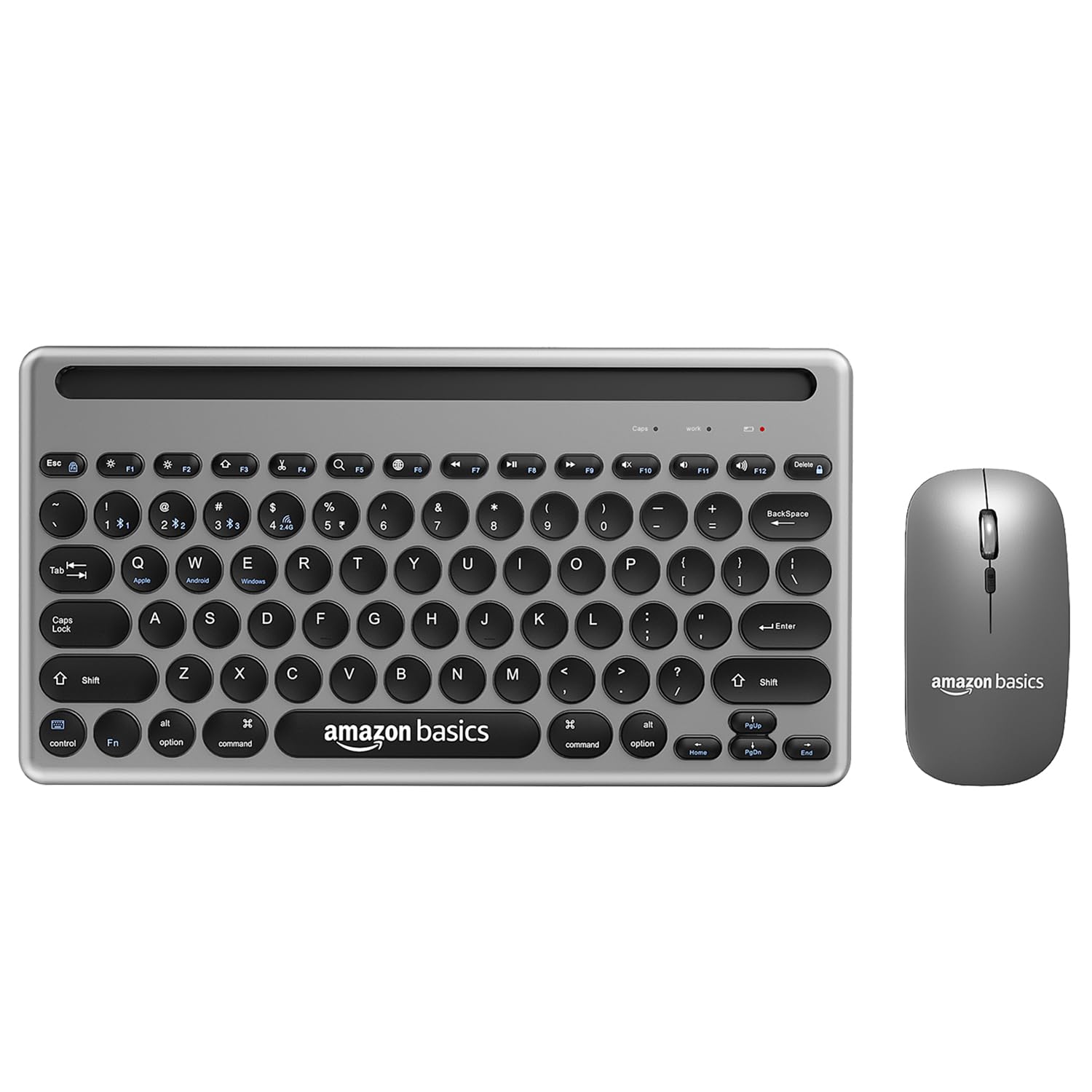 Amazon.in: Buy Amazon Basics Wireless Keyboard and Mouse Set with ...