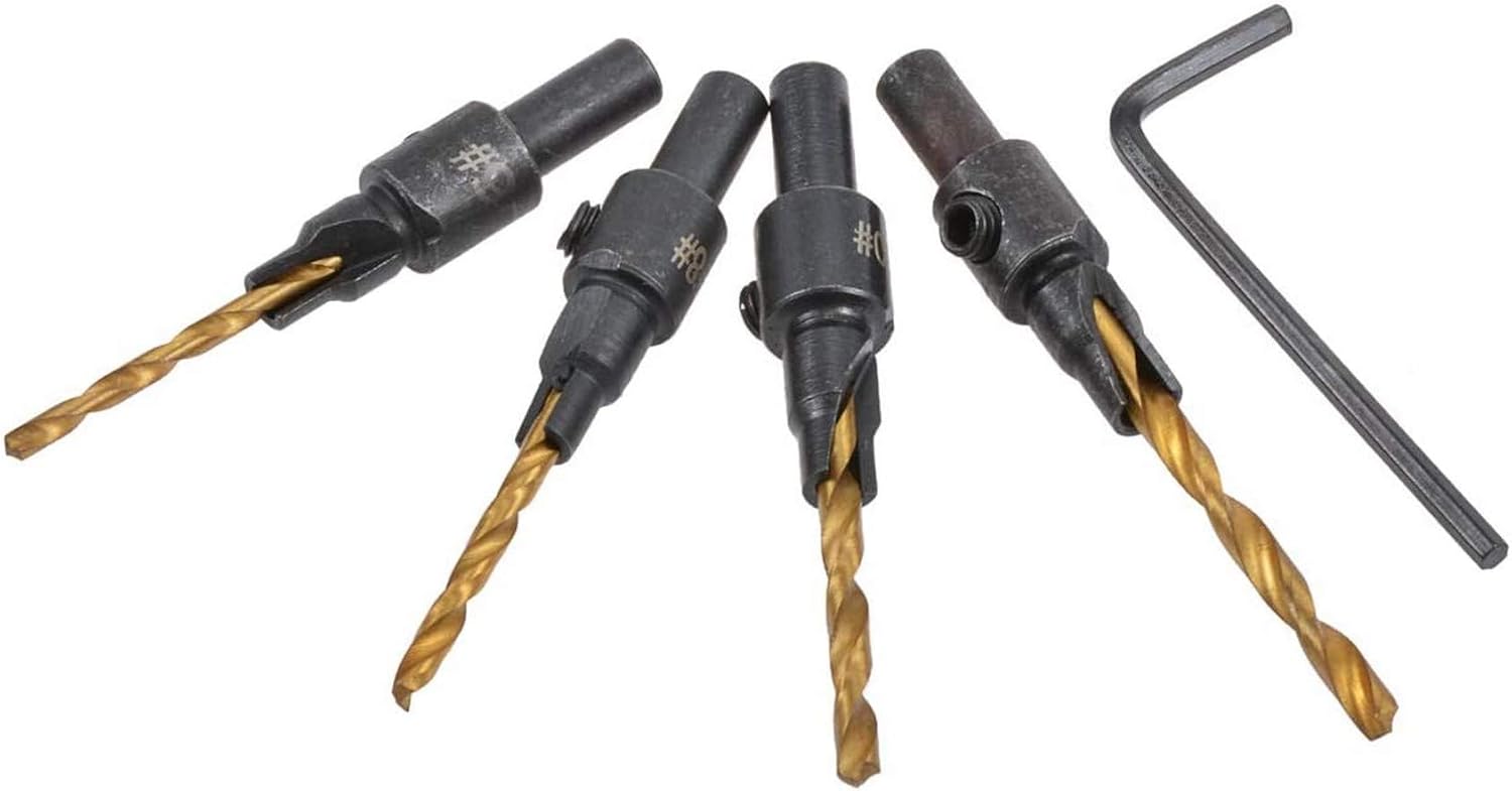 Senkerbohrer Titanbeschichtetes HSS Power Handbohrerwerkzeug Set ...