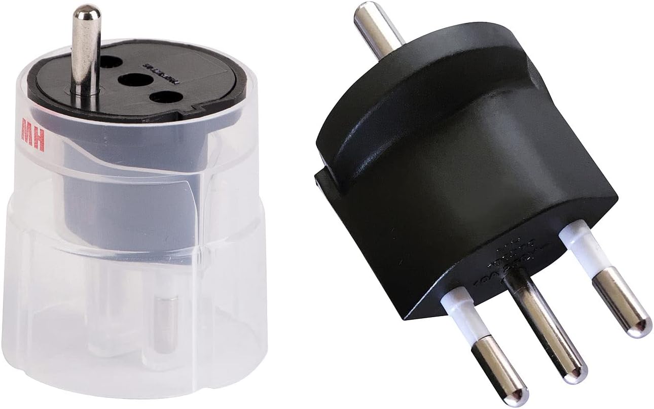 revolt Adapter: Fixadapter Typ 12, für Schutzkontakt-Stecker, 3-polig ...