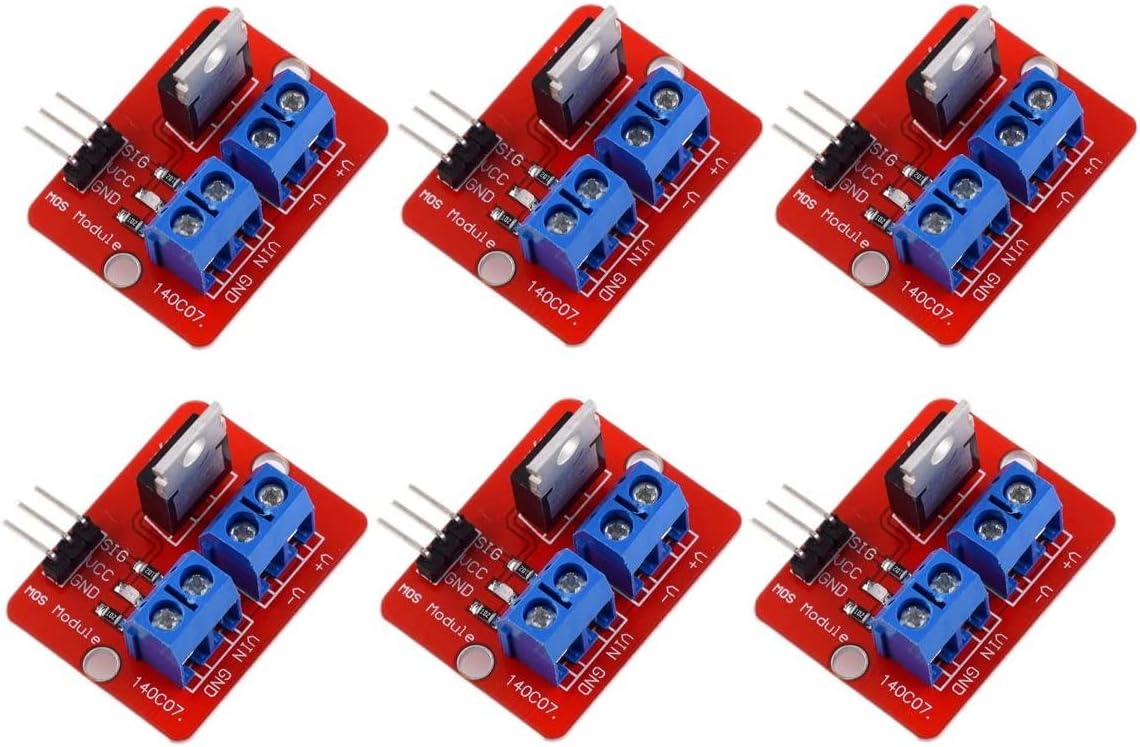 Amazon.com: WWZMDiB 6PCS IRF520 MOSFET Driver Module Compatible with ...