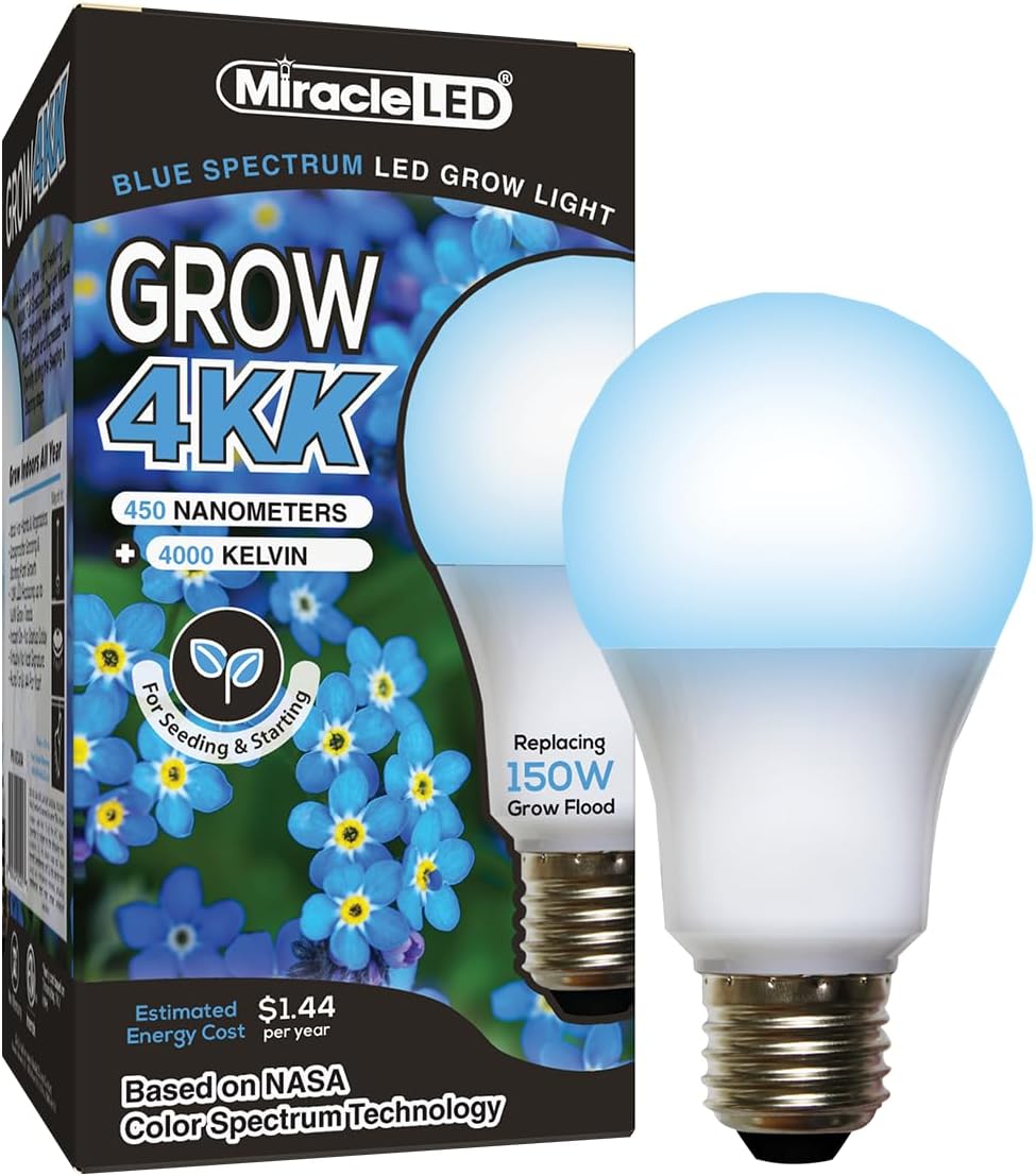 Amazon.com : Miracle LED 4KK Professional Indoor Grow Light Bulb ...