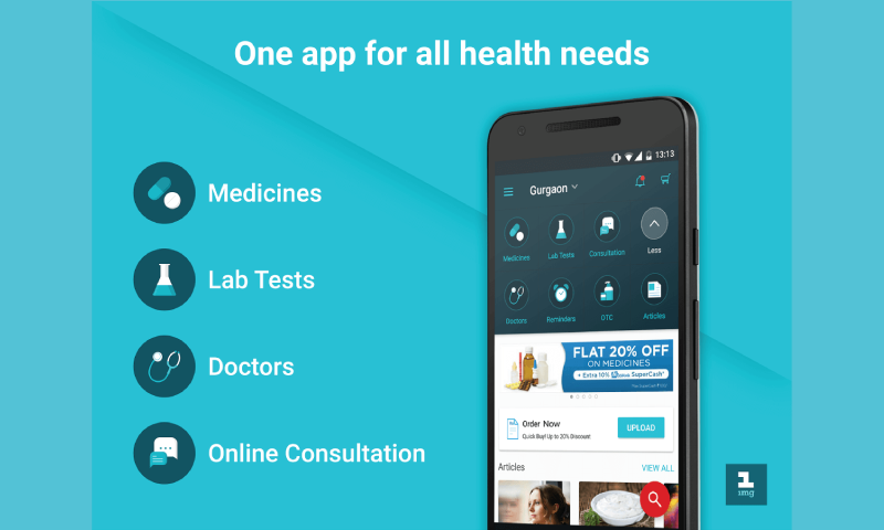 1mg - Medicines, Health tests, Doctor consultation - App on Amazon Appstore