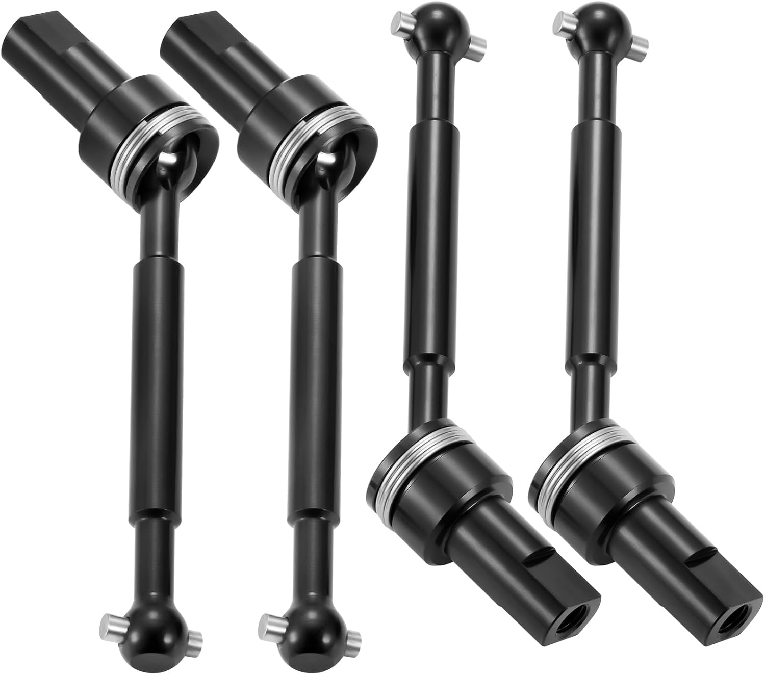 Amazon.com: WEFEINO 4PCS Aluminum Front & Rear CVD Driveshaft Assembly ...