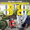 VEVOR 50FT x 1/2Inch Sewer Snake Cleaning Machine on 4 Wheels Electri ...
