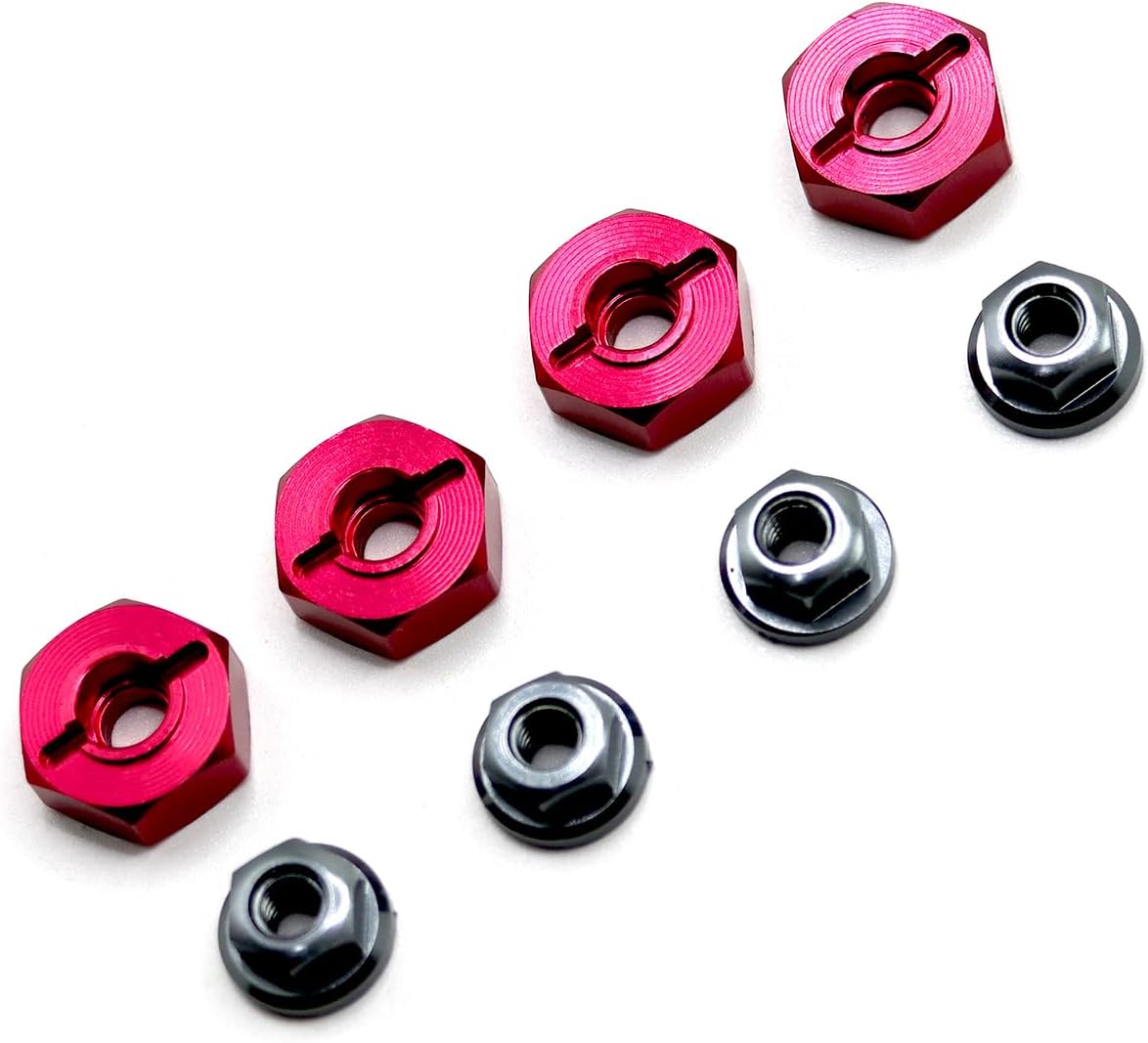 Amazon.com: Mesimsple Alloy MN86 Wheel Hex Hub Set 12MM for 1/12 MN86K ...