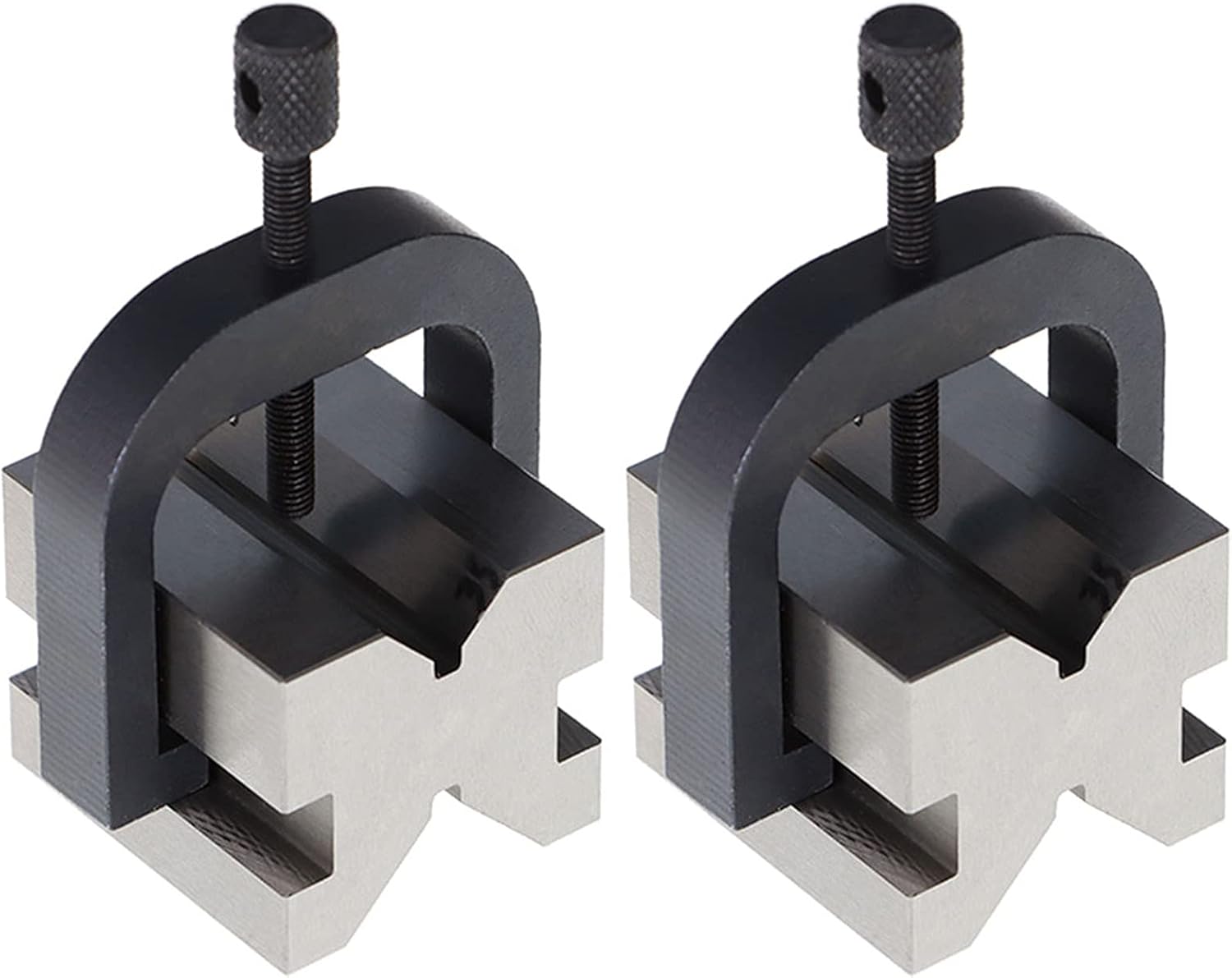 findmall 1-3/8 L X 1-5/8 W X 1-3/4 H Accuracy V-Block & Clamp Set ...