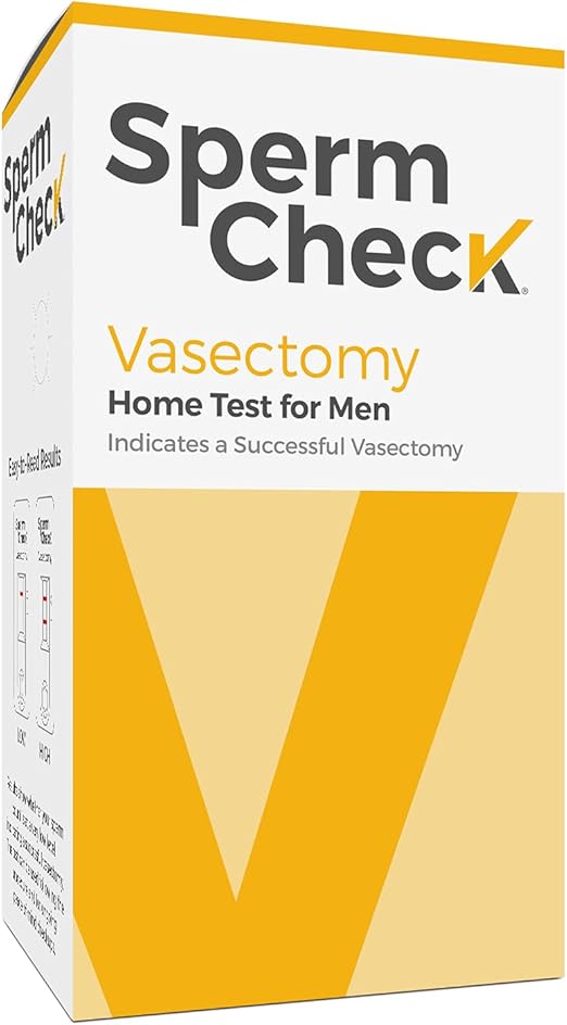 Amazon.com: SpermCheck Vasectomy Home Test Kit - Check Sperm Count Post ...