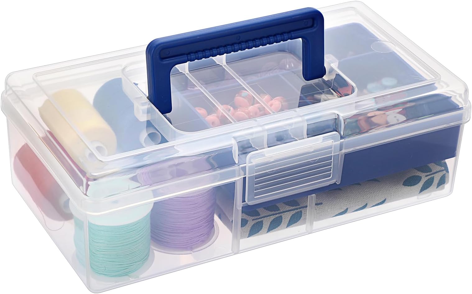 Amazon.com: BTSKY 2 Layer Stack & Carry Box, Plastic Multipurpose ...