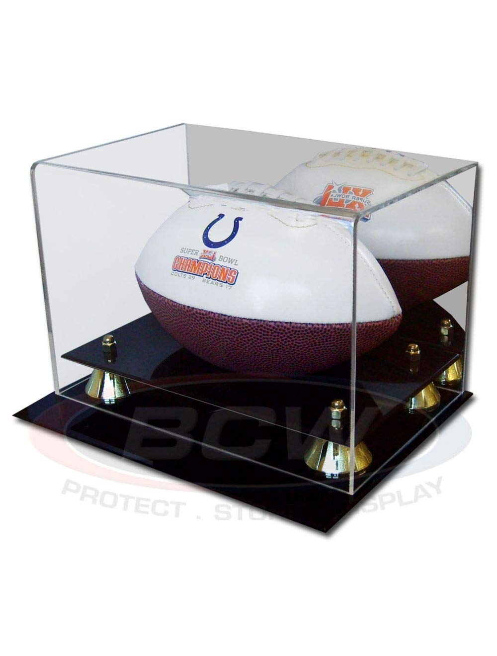 Amazon.com: BCW 1-AD28 Collectible Deluxe Uv Acrylic Display Case ...