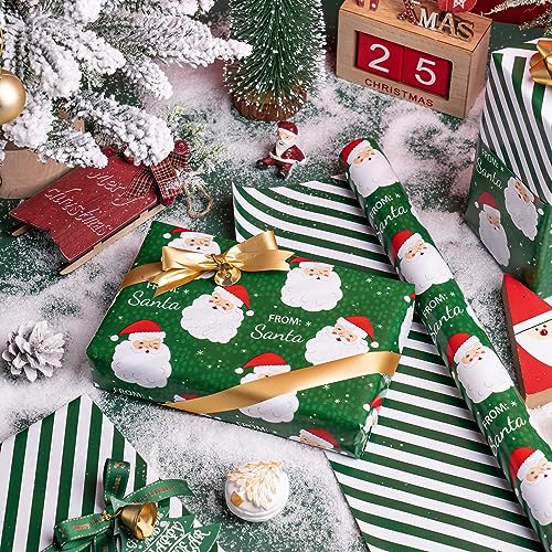 Snapklik.com : WRAPAHOLIC Reversible Christmas Wrapping Paper - Mini ...