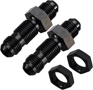 Amazon.com: AC PERFORMANCE 2PCS Aluminum Straight -10 AN Male Flare ...
