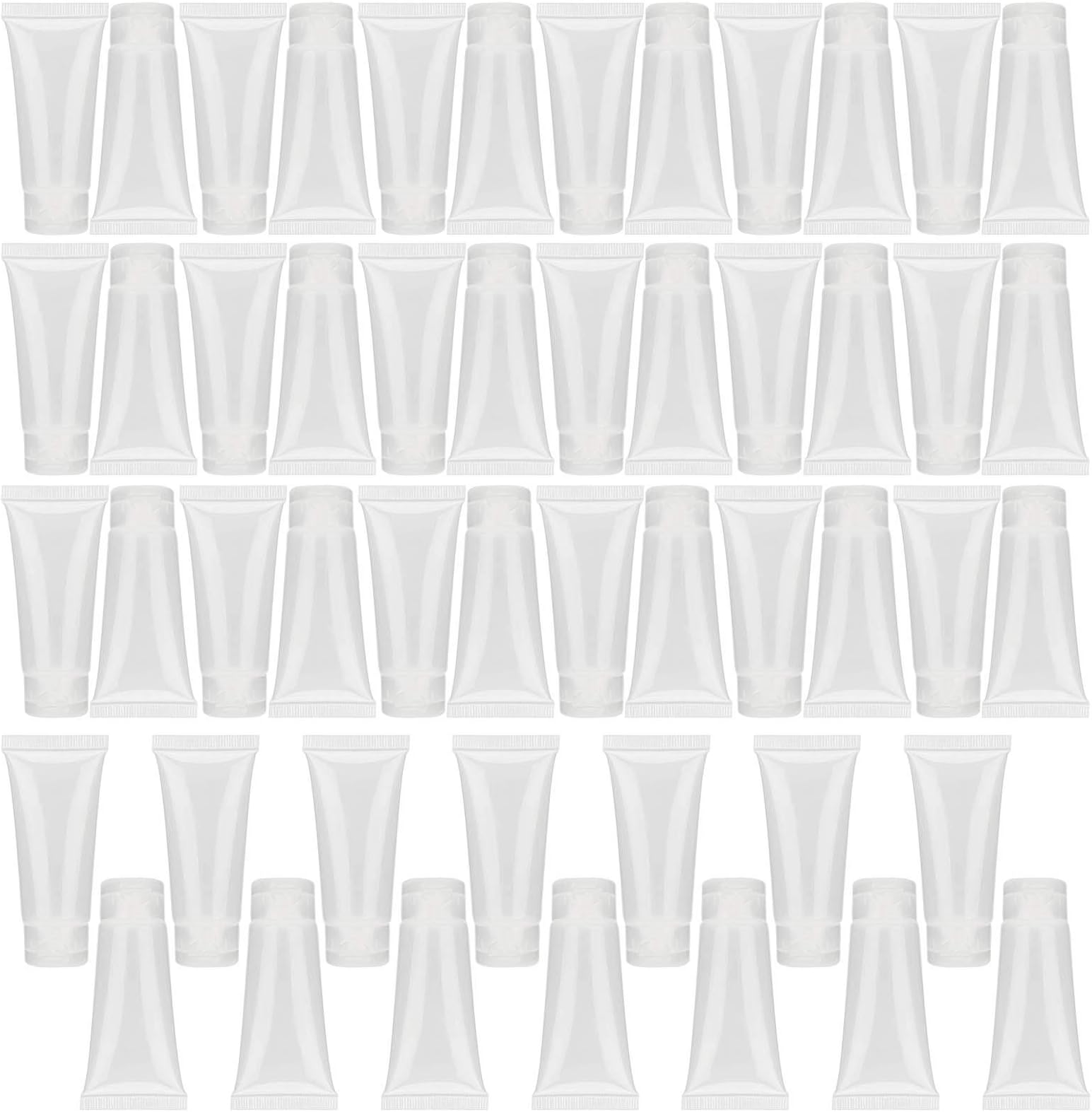 50 piezas de botellas de viaje transparentes de 5 ml, botecitos de ...