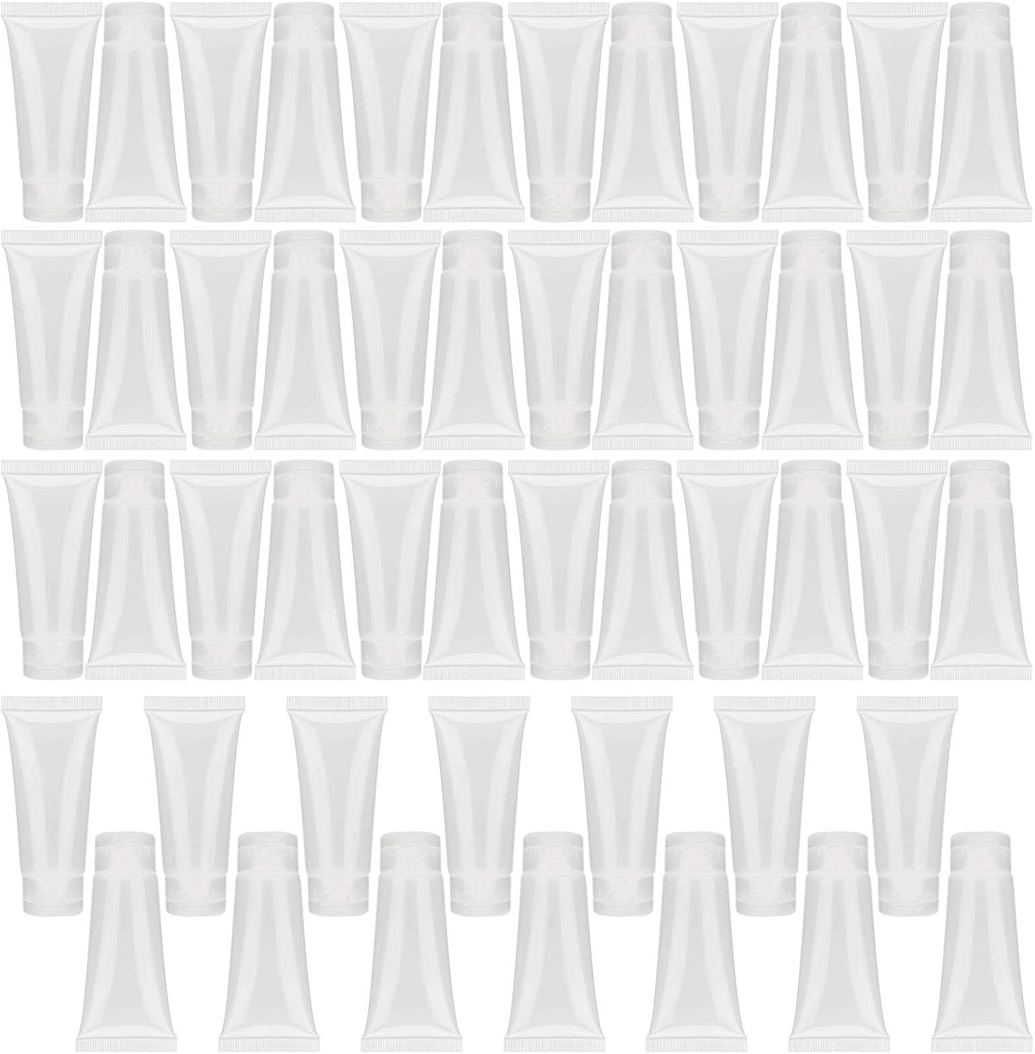 Shampoo Squeeze Bottle, 50Pcs Empty Squeeze Bottle 20Ml Travel Tube ...