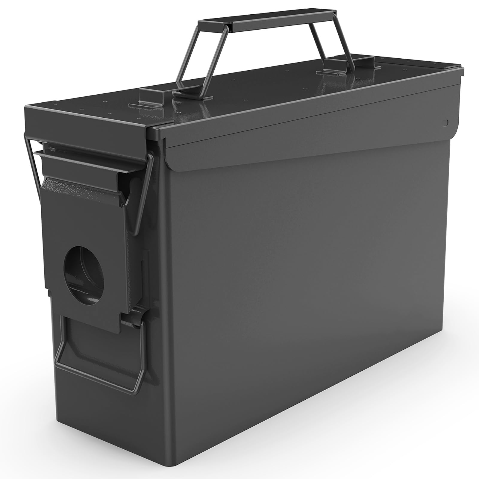 Snapklik.com : PATRON 30 Cal Ammo Can Metal 9mm Ammo Box Storage Crate ...