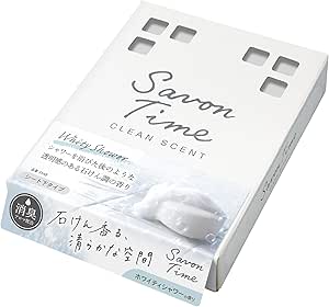 Amazon | CARALL(カーオール) 晴香堂 車用 芳香剤 サボンタイム ボックス ホワイティシャワー 165ml 3548 | 車用芳香剤 | 車＆バイク
