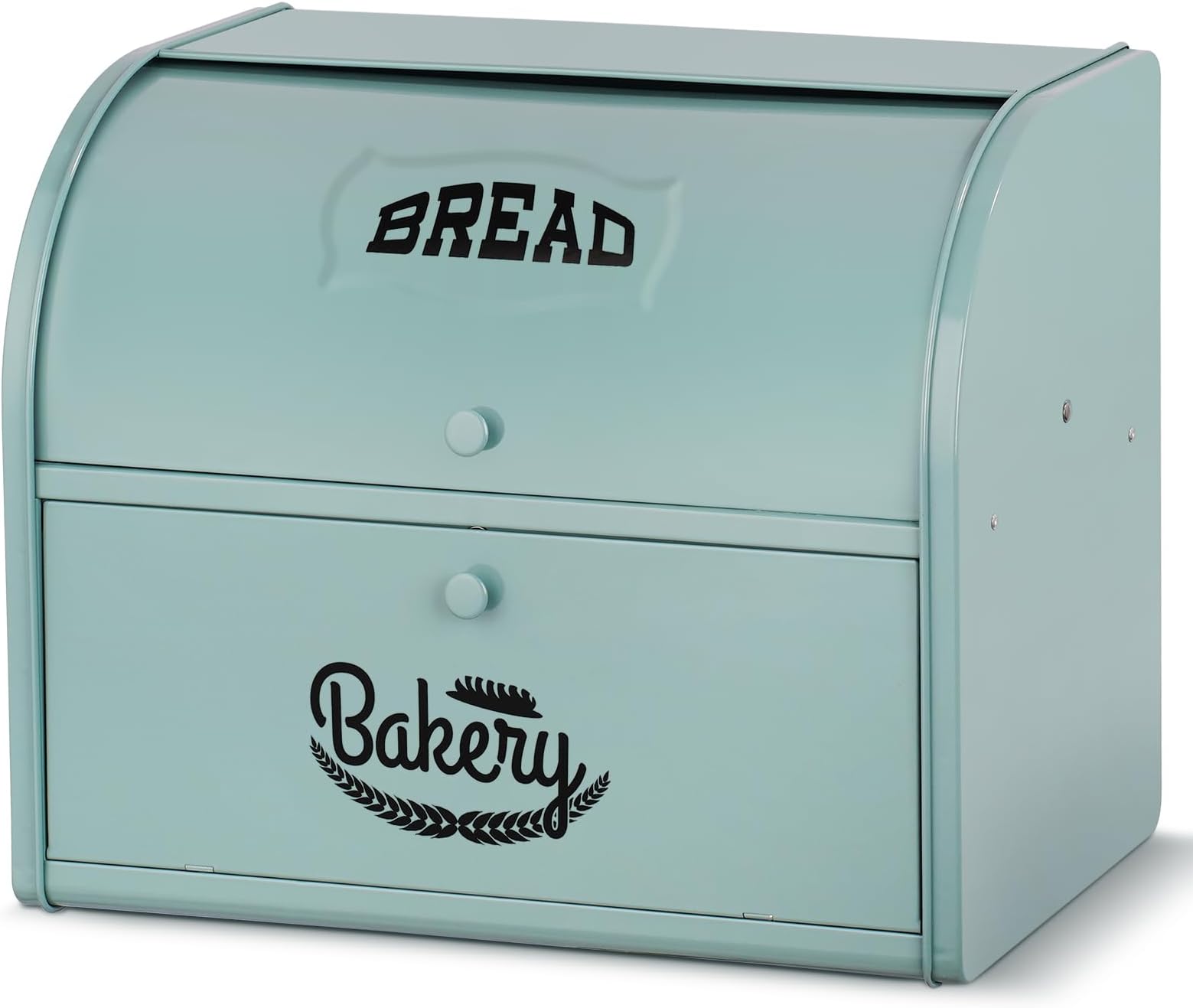 Amazon.com: Ateliz White Bread Box for Kitchen Countertop - Large ...