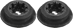 Amazon.com: uxcell 2pcs Upper Rubber Cushion Bushing Radiator Mount ...