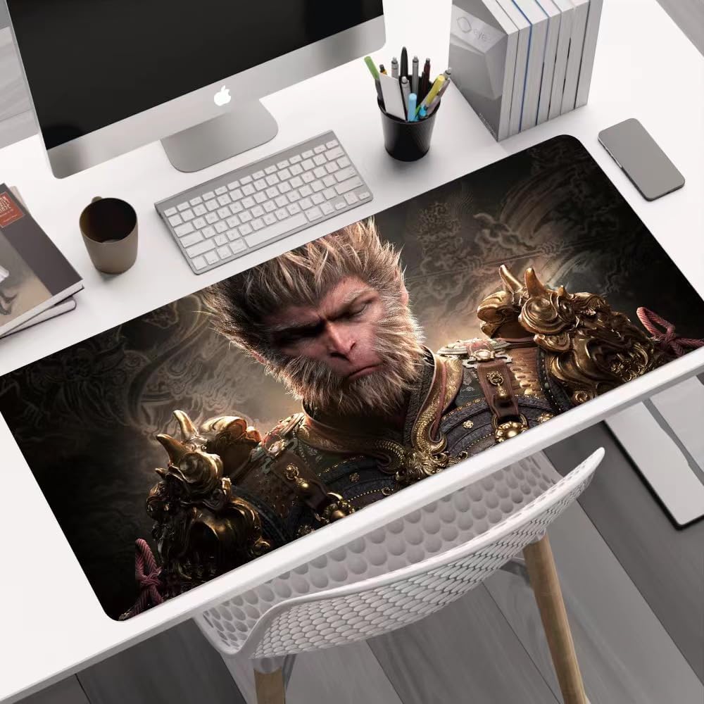 Amazon.com: Black Myth Game Mouse Pad - Large Non-Slip Gaming Mousepad ...