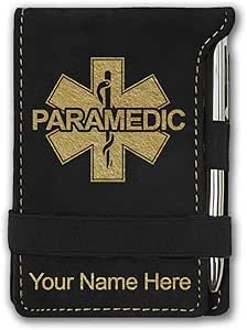 Amazon.com : LaserGram Mini Padfolio with Notepad and Pen, Paramedic ...