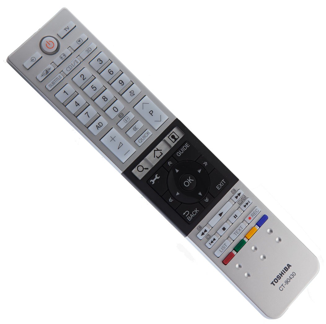 NEW GENUINE TOSHIBA LCD SMART 3D TV REMOTE CT-90430 CT90430: Amazon.co ...