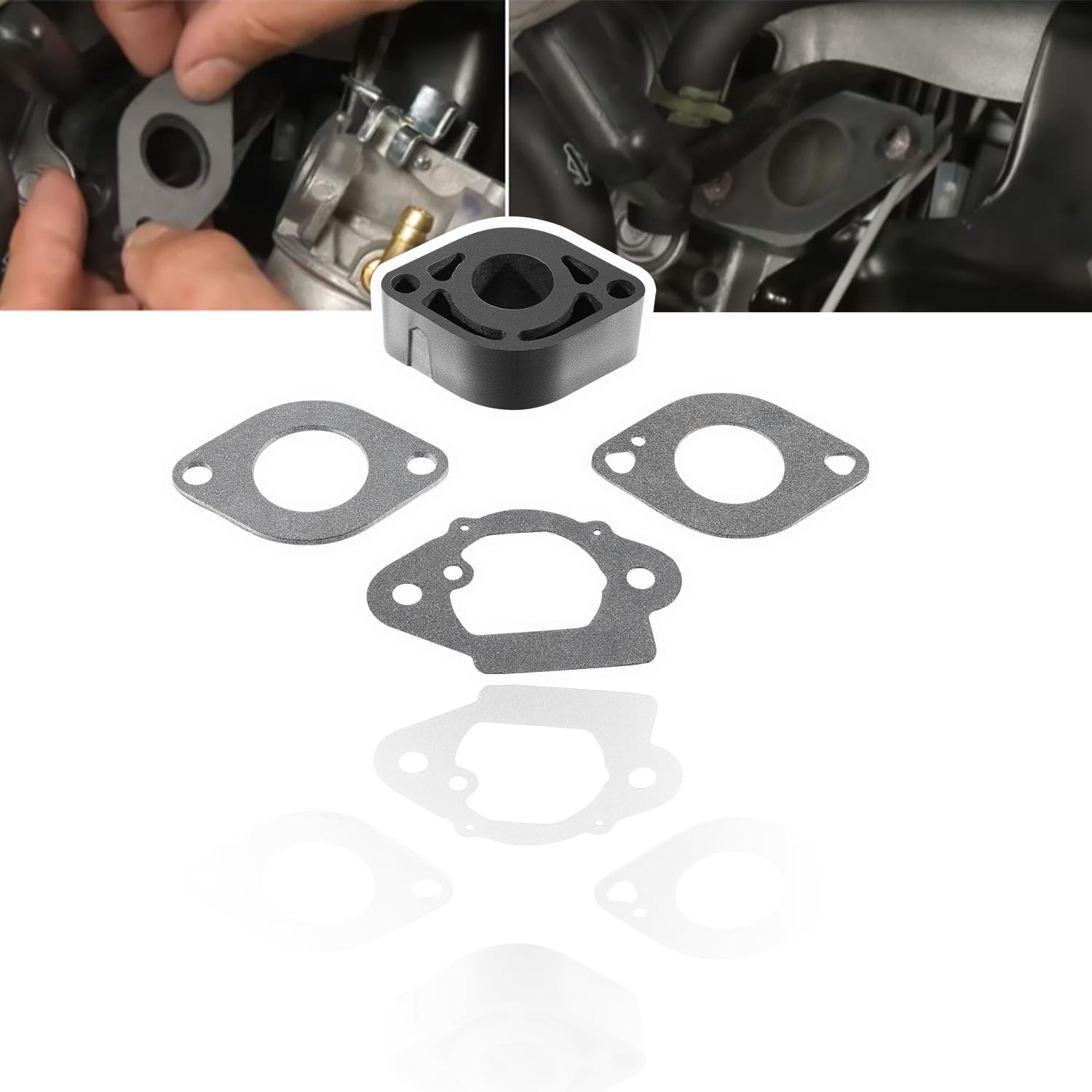 Amazon.com: Ezbzyz 694876 Engine Carburetor Spacer Gasket Insulator ...